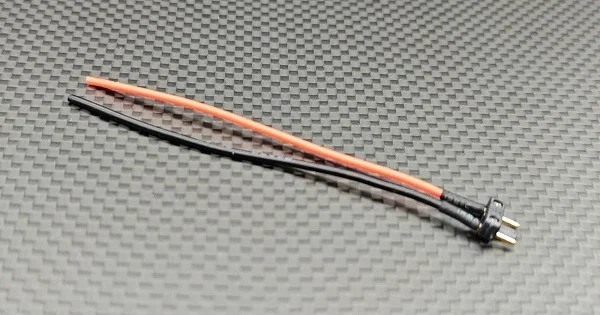 Male plug with cable (70mm)