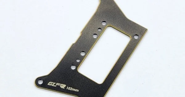 GL GTR Motor Mount Brass Plate (Rear 102mm) (not for narrow motor mount)