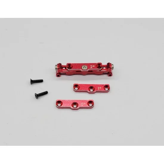 ALU.FRONT SUSPENSION MOUNT SET (WIDE/NARROW)FOR MR03/MR04